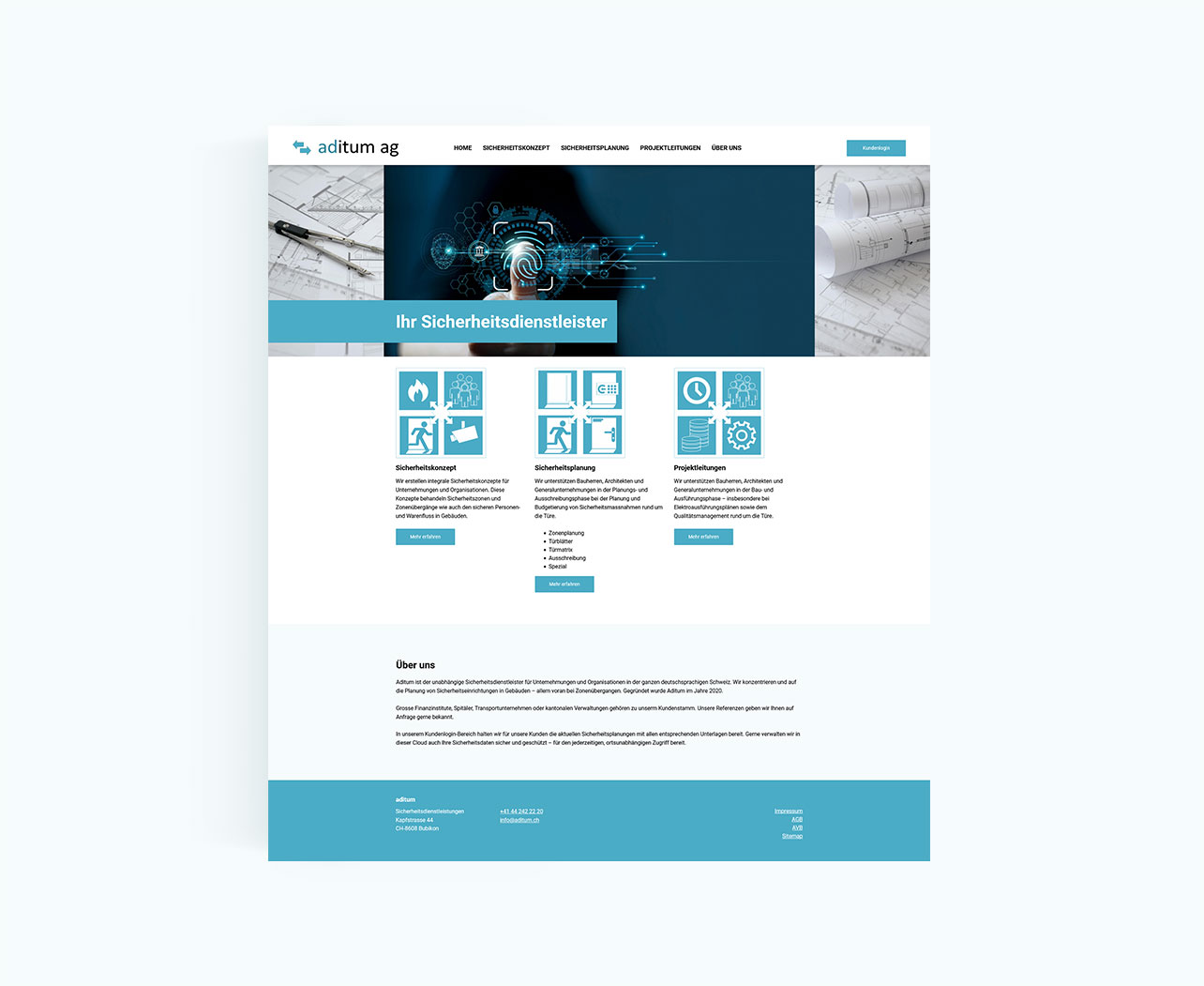 Aditum - Web-Projekte - Referenzen - Schweiz – Suxesiv AG